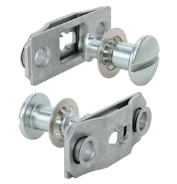 Rounded Head Quarter-Turn CaptivePanel Screws with Rivet-Mount Nut ...