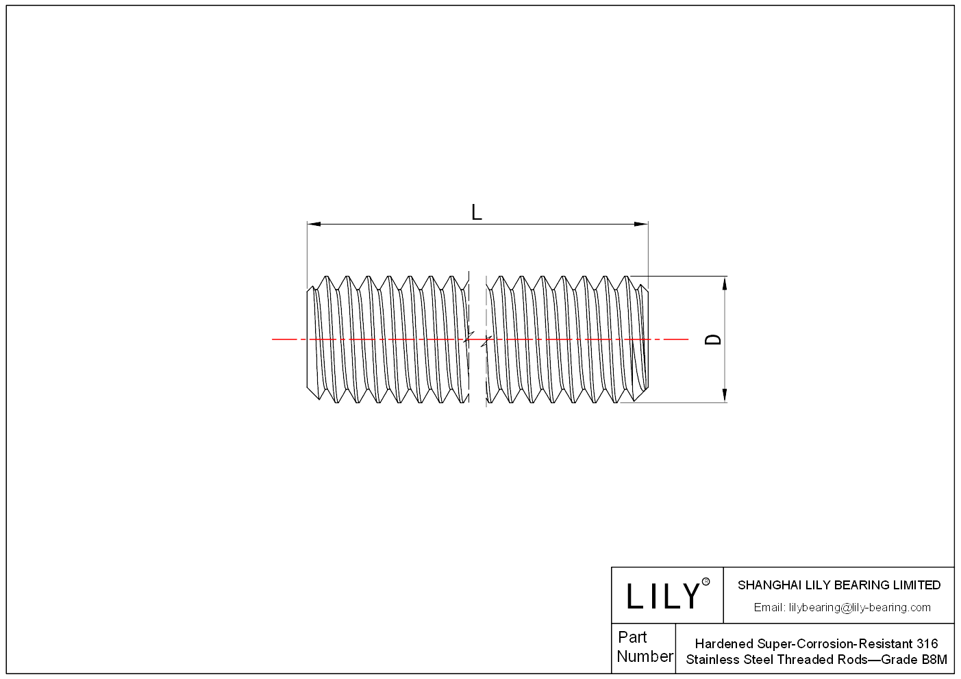93565A135 | Hardened Super-Corrosion-Resistant316 Stainless Steel ...