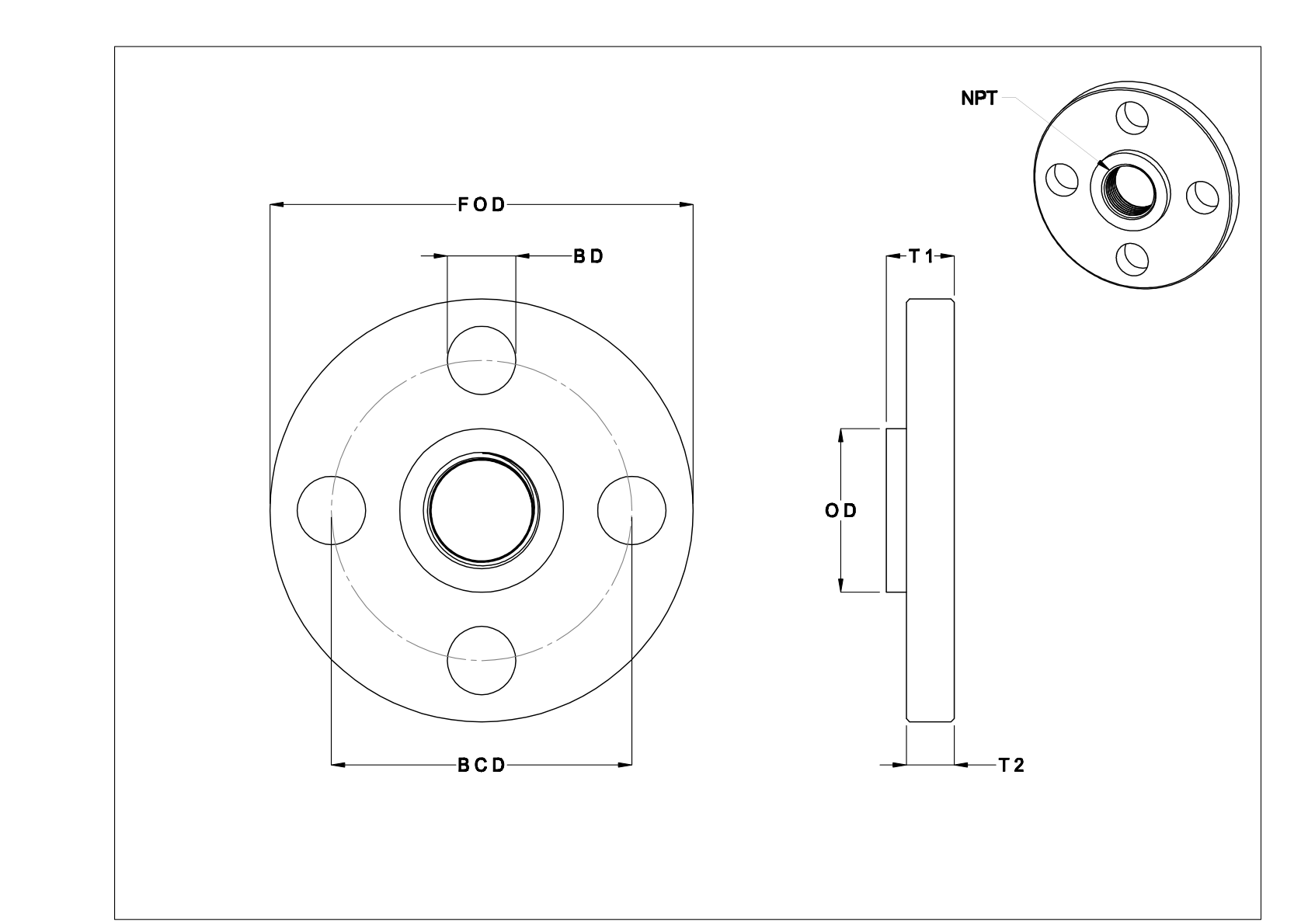 68185K114 | FM-Approved Low-Pressure Cast Iron Threaded Pipe Flanges ...