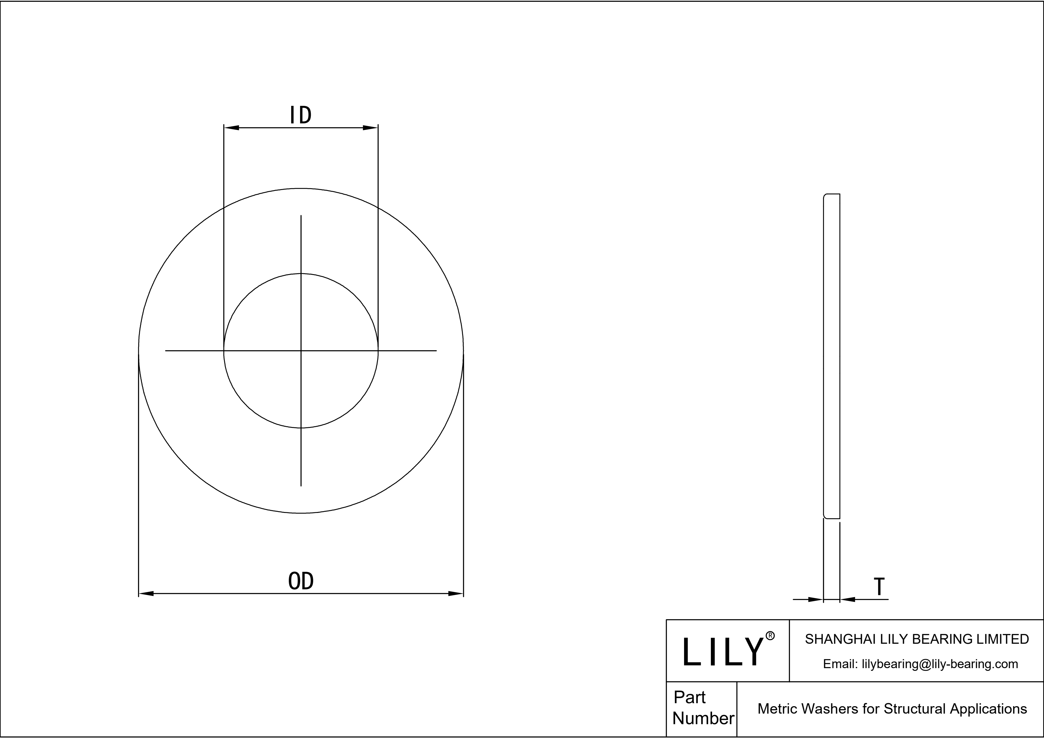91144A123 | Metric Washers for Structural Applications | LILY Bearing